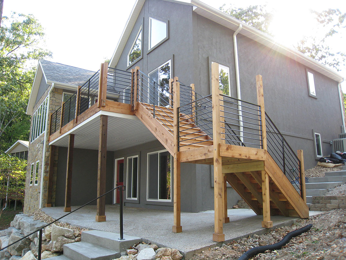 Exterior Railings by Advanced Welding - Architectural Blacksmith