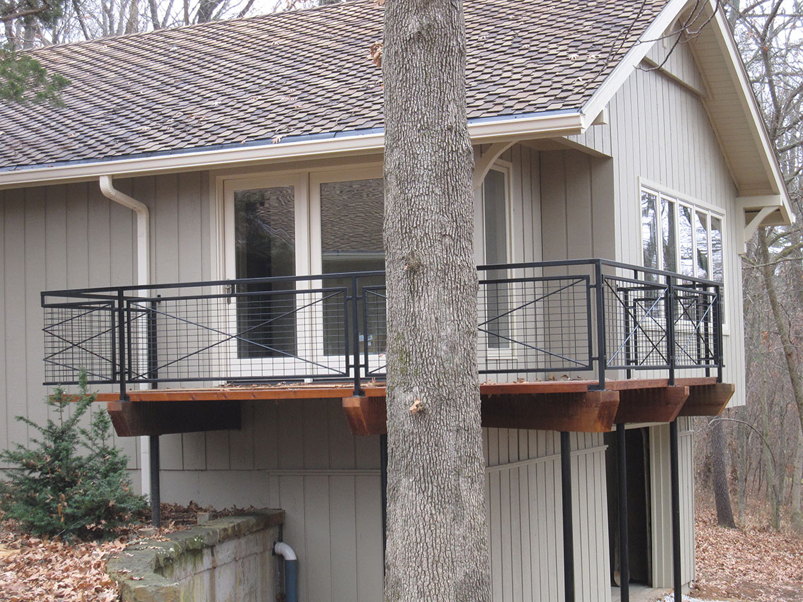 Exterior Railings by Advanced Welding - Architectural Blacksmith