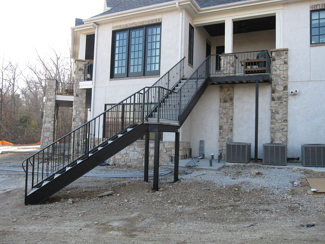 Exterior Railings by Advanced Welding - Architectural Blacksmith