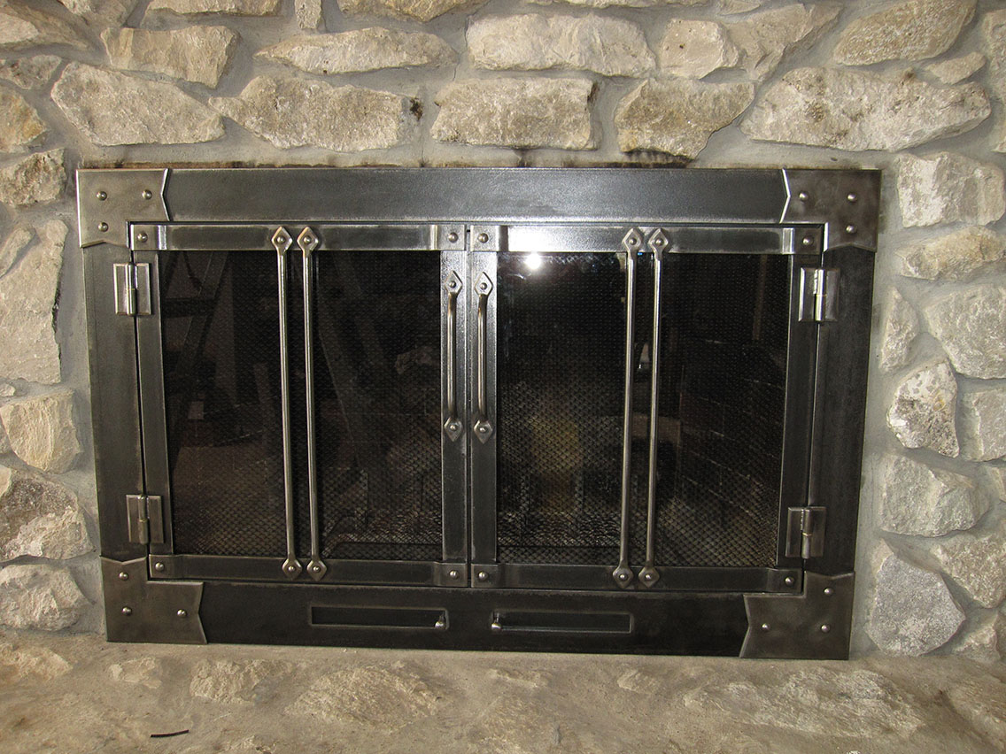 Fireplace Screens & Doors by Advanced Welding - Architectural Blacksmith