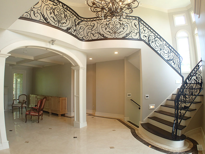 Interior Railings by Advanced Welding - Architectural Blacksmith