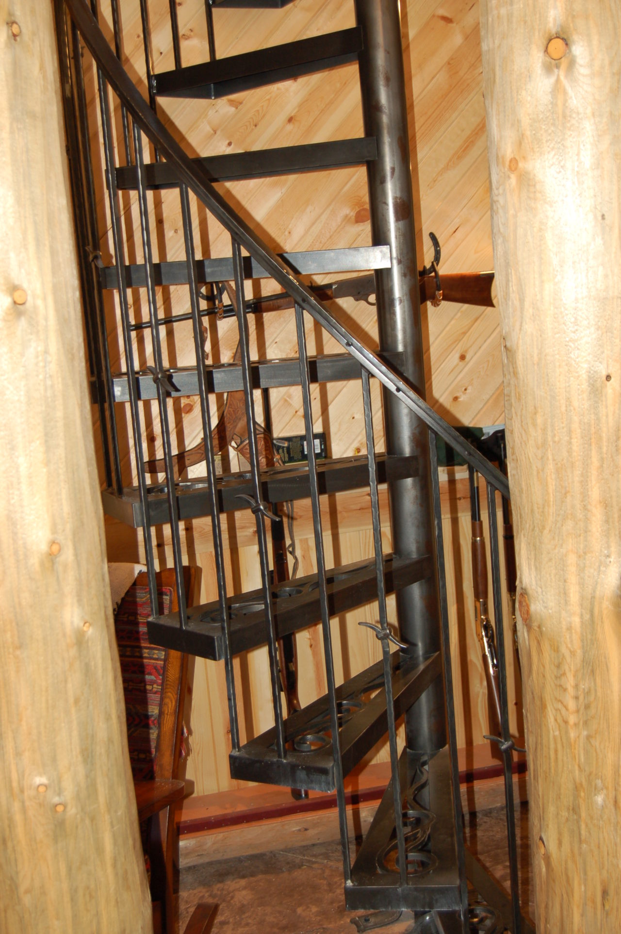 Metal Spiral Stairs - by Advanced Welding - Architectural Blacksmith