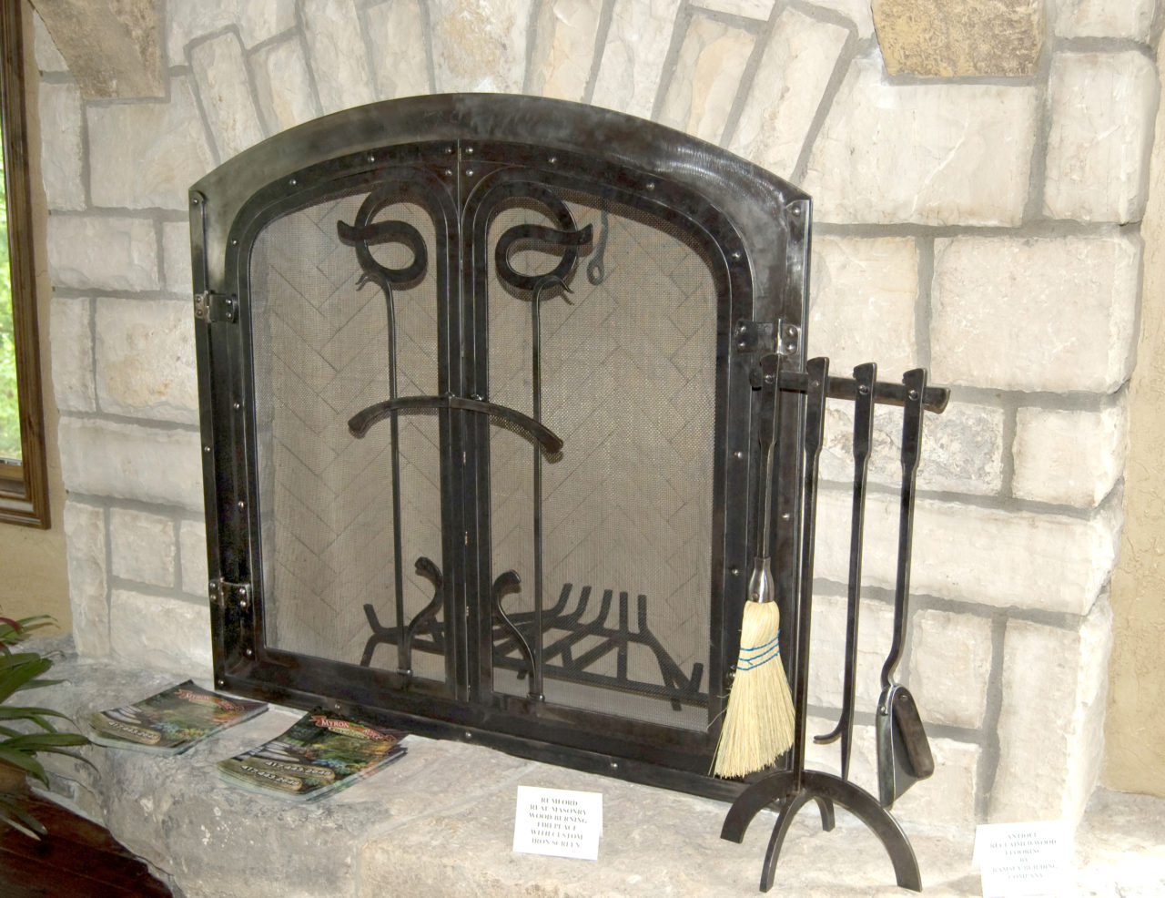 Fireplace Screens & Doors by Advanced Welding - Architectural Blacksmith