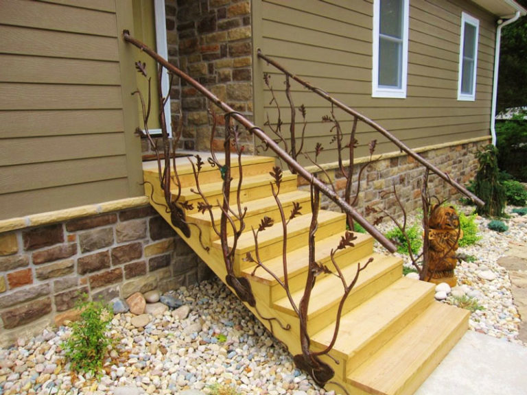 Exterior Railings by Advanced Welding - Architectural Blacksmith