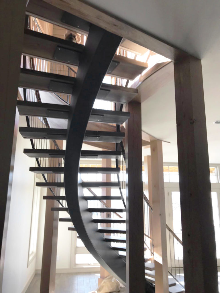 Metal Spiral Stairs - by Advanced Welding - Architectural Blacksmith