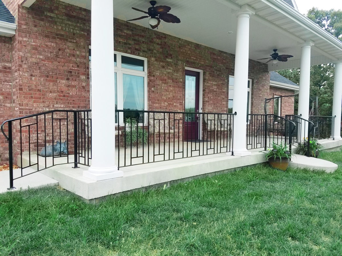 Exterior Railings by Advanced Welding - Architectural Blacksmith